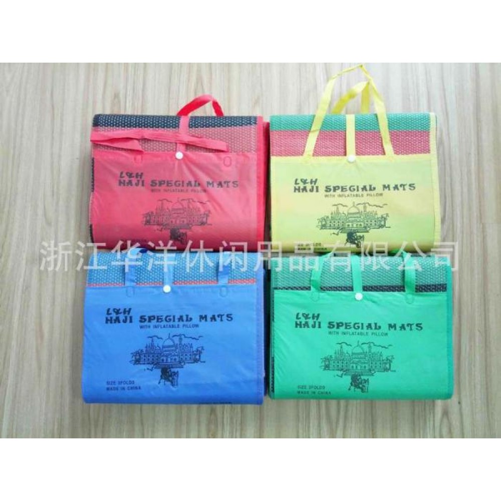 PP woven plastic mat Muslim prayer pilgrimage mat Middle East Islamic ...